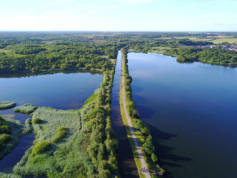 Scotsmans Flash (Wigan) - Photos by Drone - Grey Arrows Drone Club UK