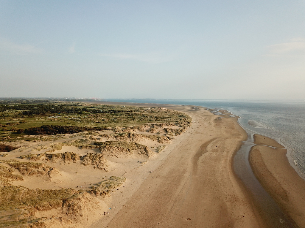 Formby Beach - Photos by Drone - Grey Arrows Drone Club UK