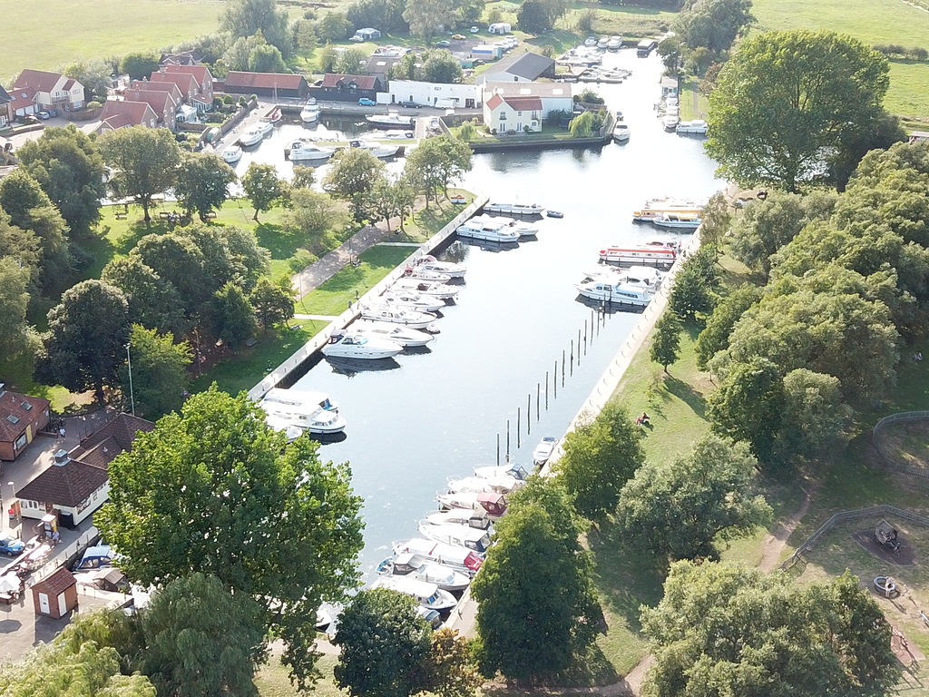 Beccles Marina - Photos by Drone - Grey Arrows Drone Club UK