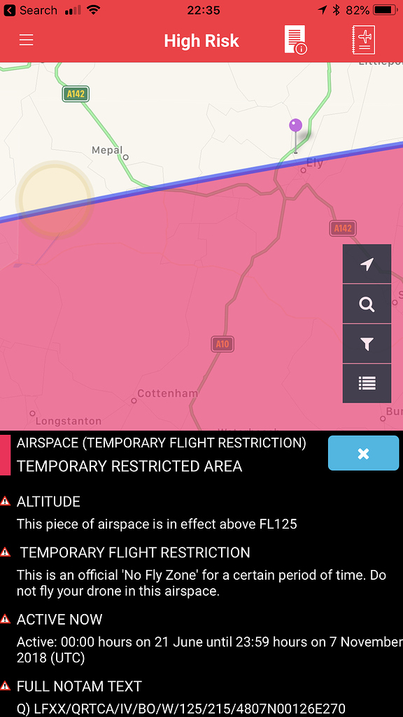 No fly zones - east anglia - Questions & Answers - Grey Arrows Drone ...