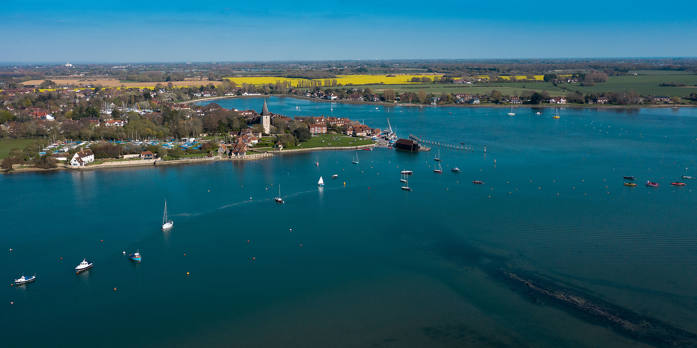 Bosham Hoe Panorama - Panos by Drone - Grey Arrows Drone Club UK