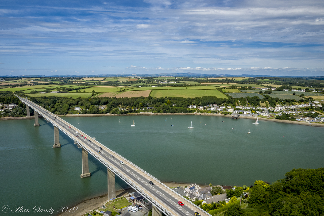 Cleddau Bridge Pembrokeshire - Photos by Drone - Grey Arrows Drone Club UK