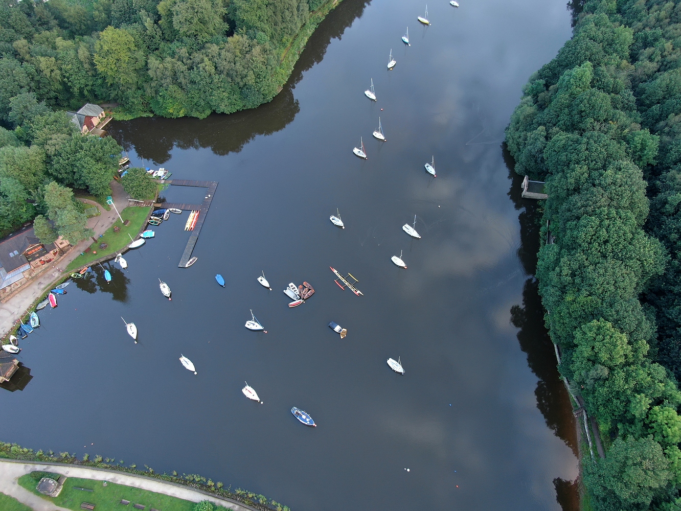 Rudyard Lake Staffordshire this morning before the rain - Photos by ...