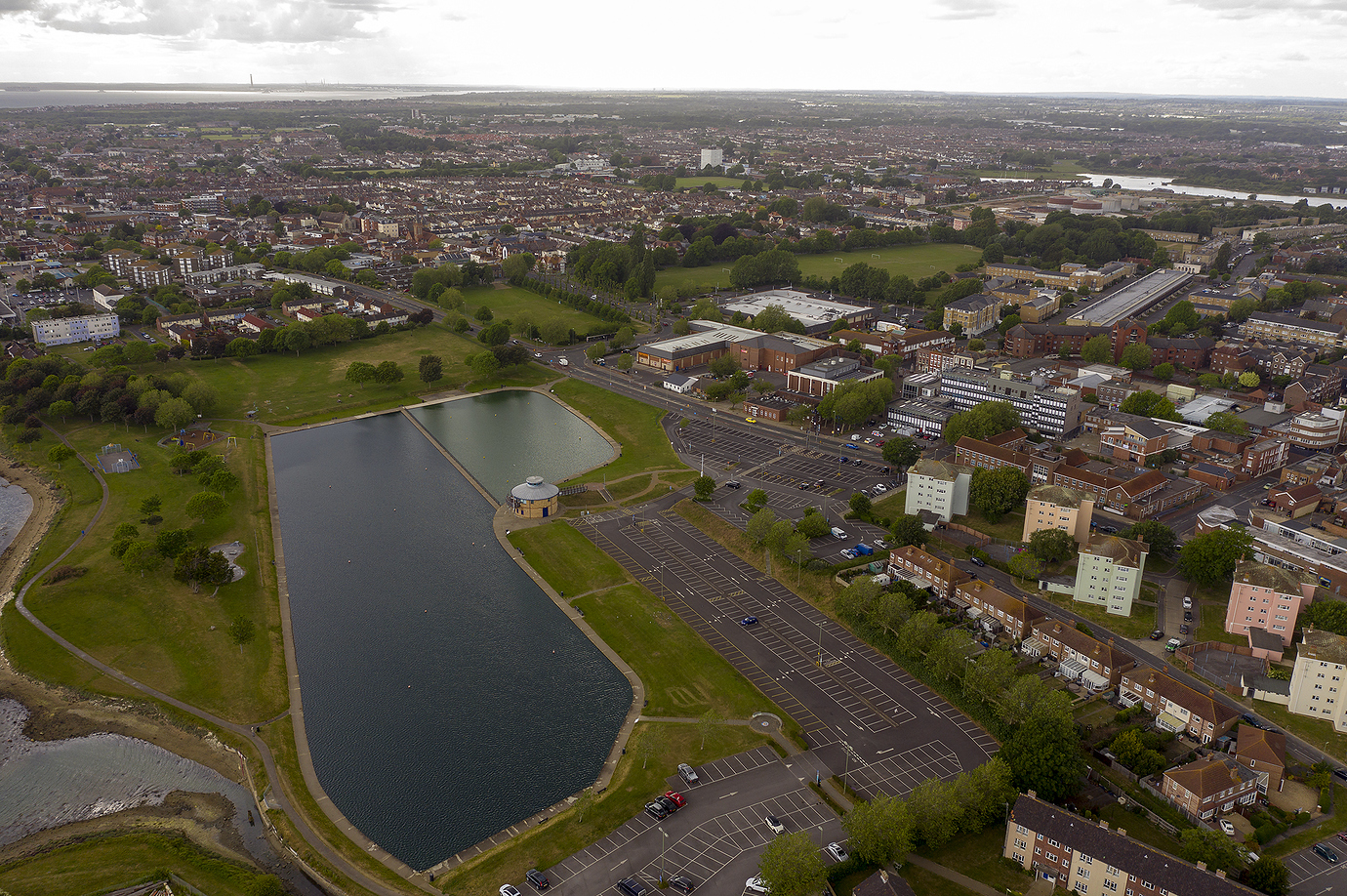 Gosport-First Trip over the Sea - Photos by Drone - Grey Arrows Drone ...