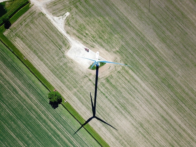 Sixpenny Wood Wind Farm - Photos by Drone - Grey Arrows Drone Club UK