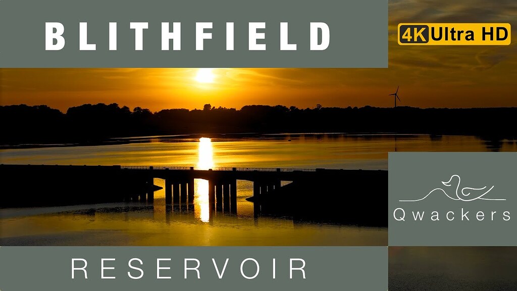 Blithfield Reservoir - Super sunset - Videos by Drone - Grey Arrows ...