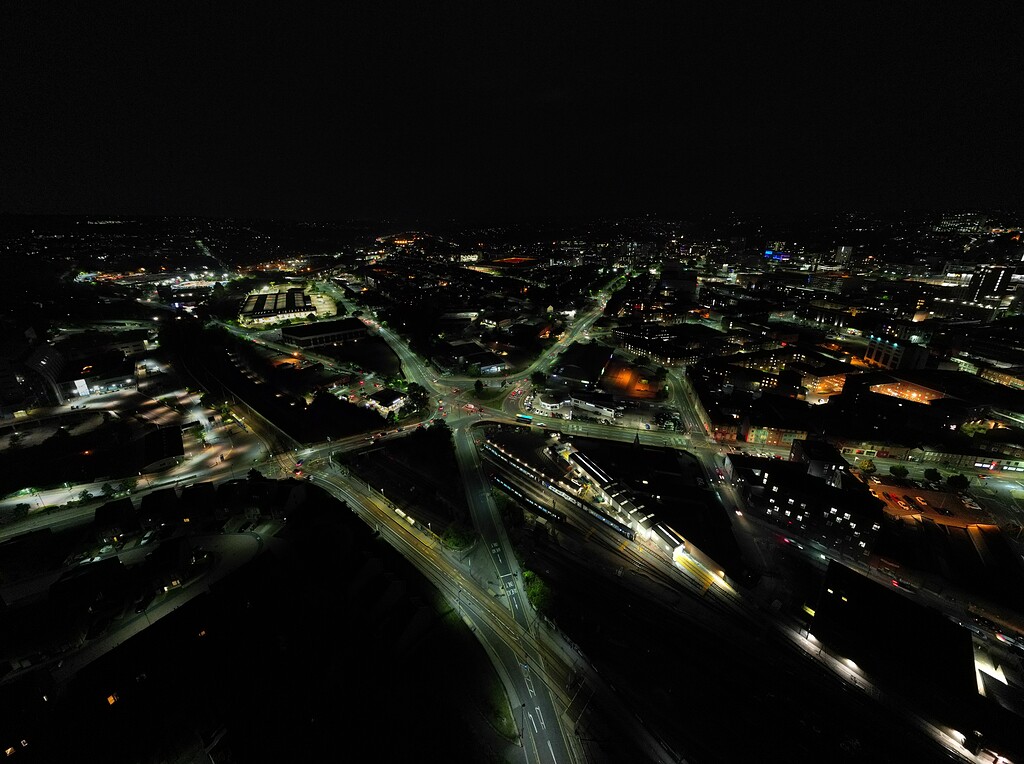 Some night shots of Sheffield . Mini 3 Pro - Photos by Drone - Grey ...