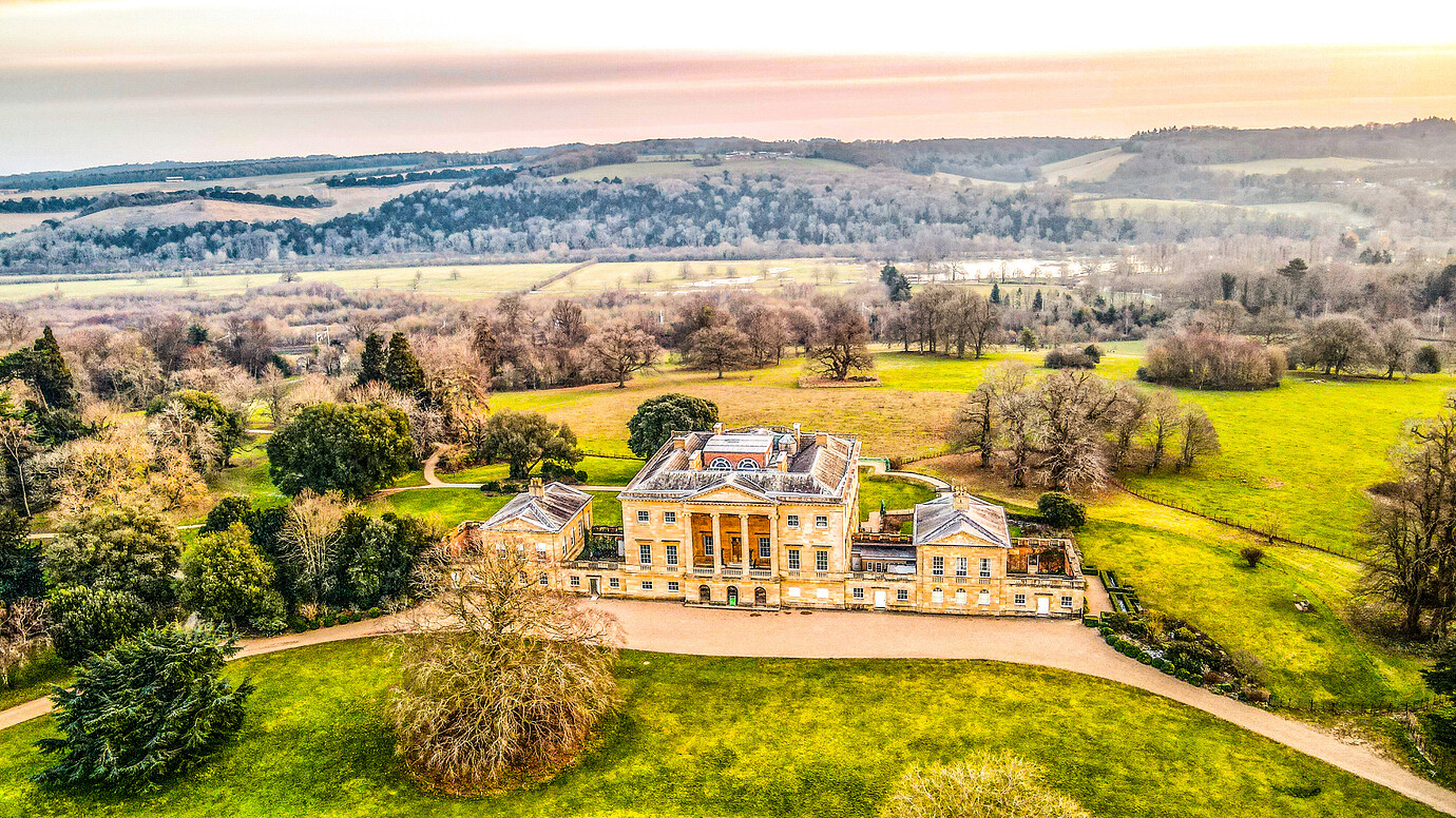 Basildon Park Berkshire - Photos by Drone - Grey Arrows Drone Club UK