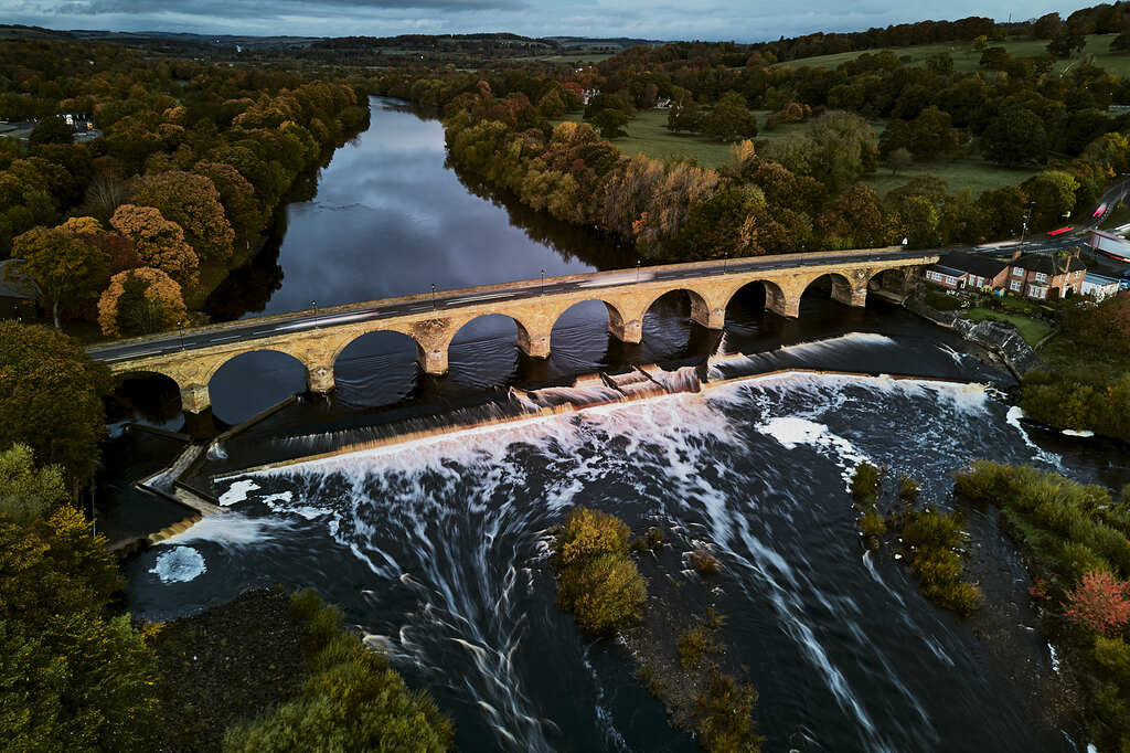 Hexham bridge - Photos by Drone - Grey Arrows Drone Club UK