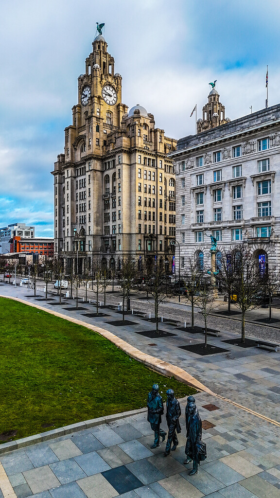 Liver buildings 18/3/2024 - Photos by Drone - Grey Arrows Drone Club UK