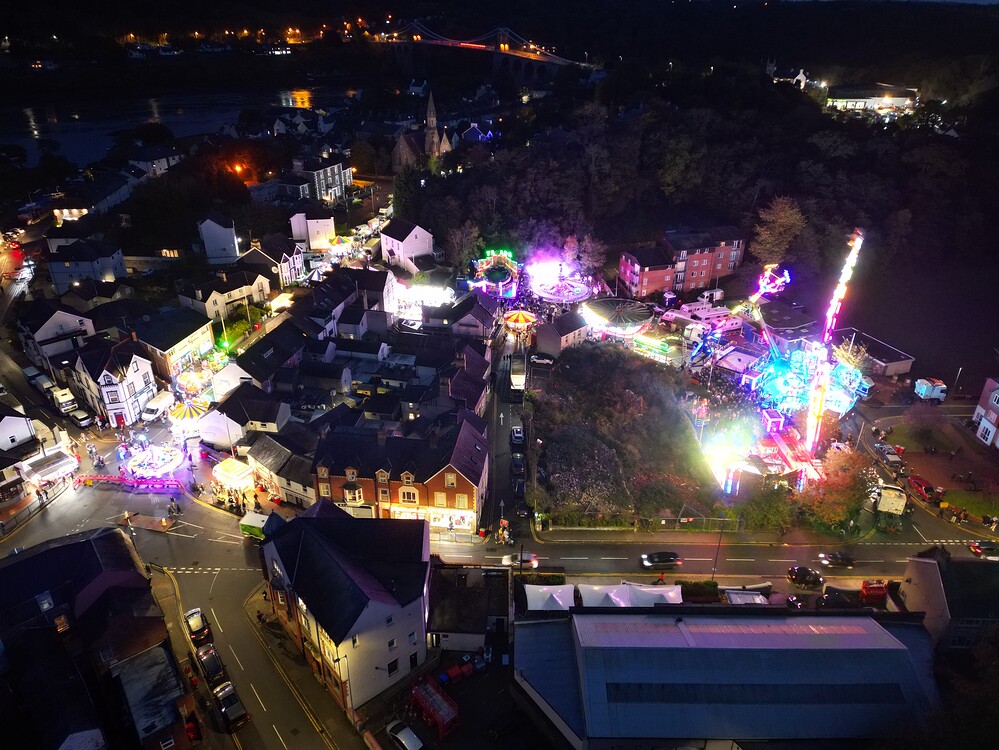 Menai Bridge fair - Photos by Drone - Grey Arrows Drone Club UK