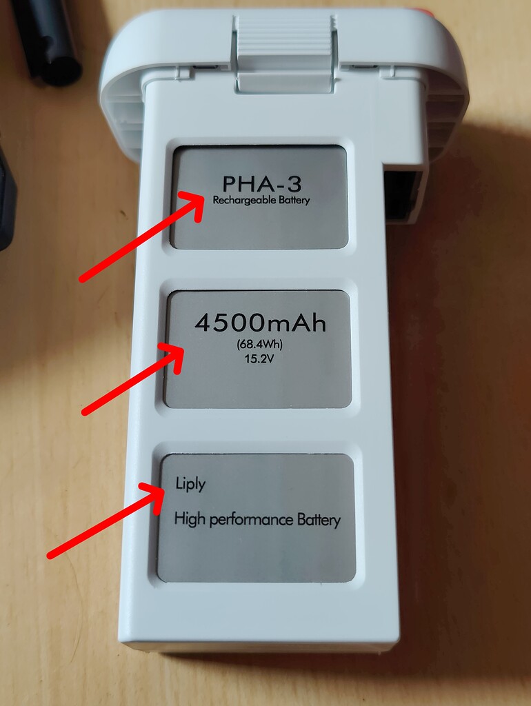 Phantom 3 Battery - [SOLD] - For Sale & Wanted - Grey Arrows Drone Club UK