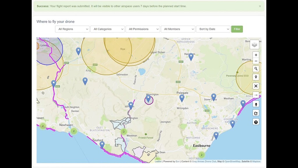 Drone Scene - Flight Reports - Drone Scene - Grey Arrows Drone Club UK