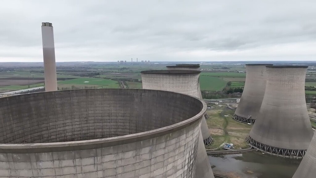 Cottam Power Station - Videos by Drone - Grey Arrows Drone Club UK