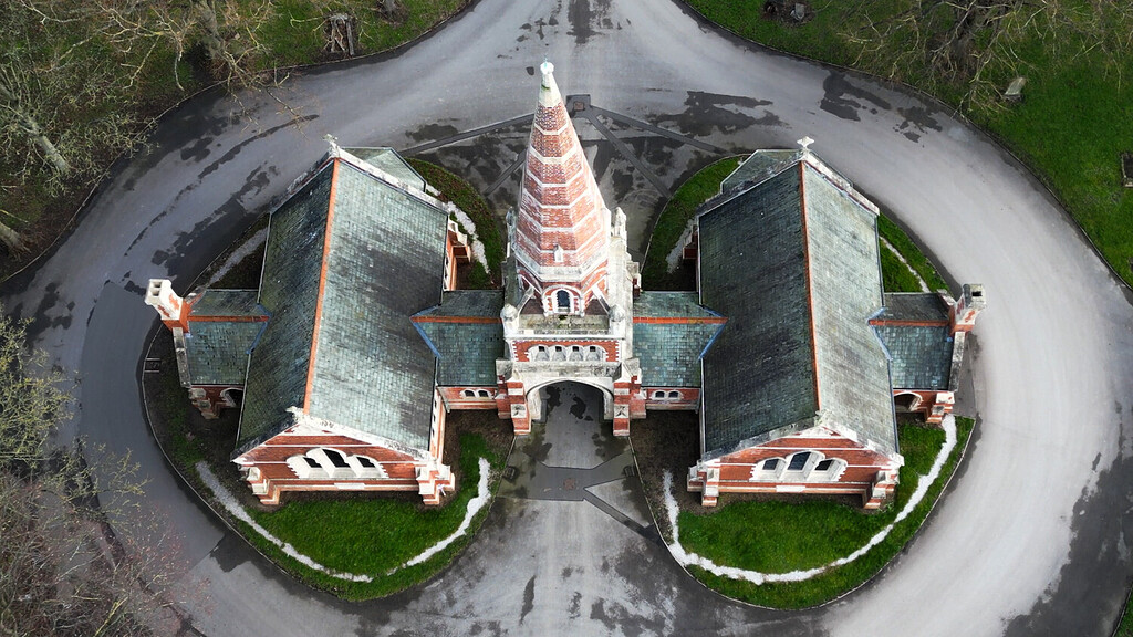 Scatho Road Cemetery - Photos by Drone - Grey Arrows Drone Club UK