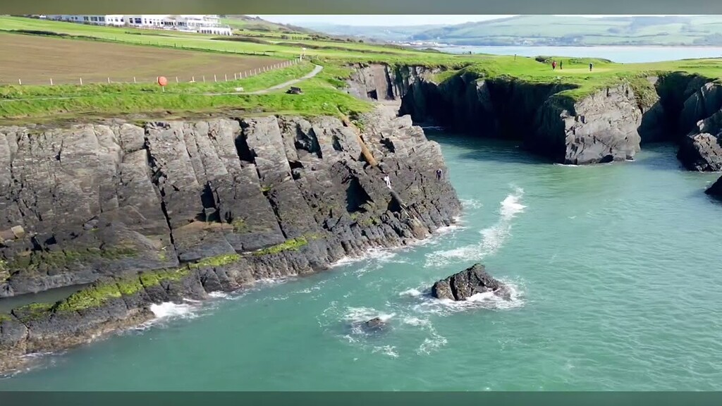 Gwbert, Wales Coastline - Videos by Drone - Grey Arrows Drone Club UK