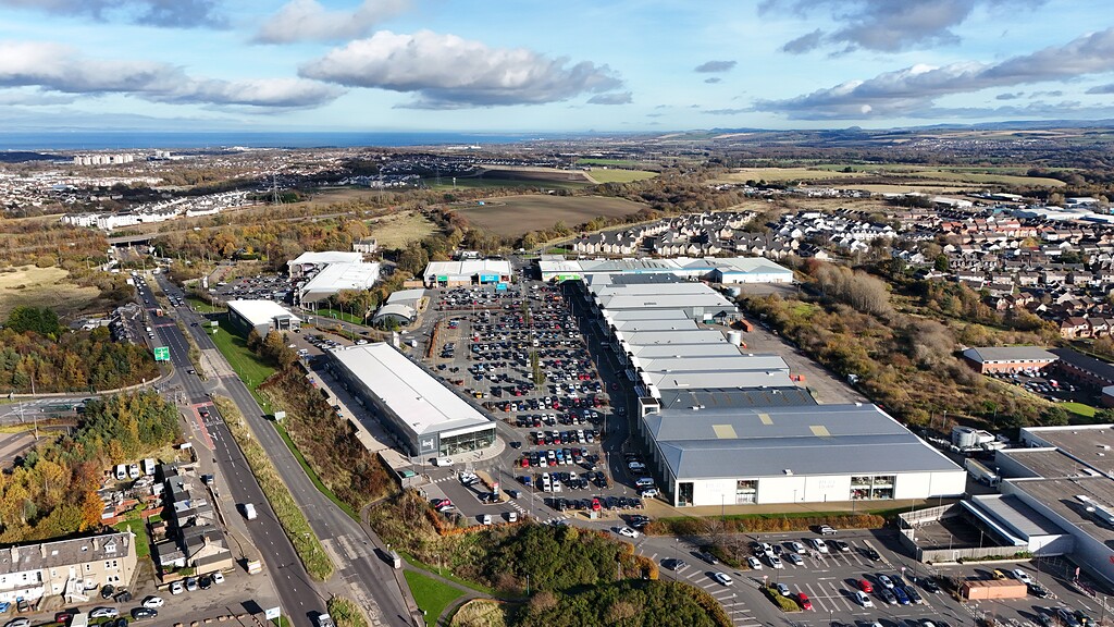 Straiton Retail Park - Near Edinburgh - Photos by Drone - Grey Arrows ...