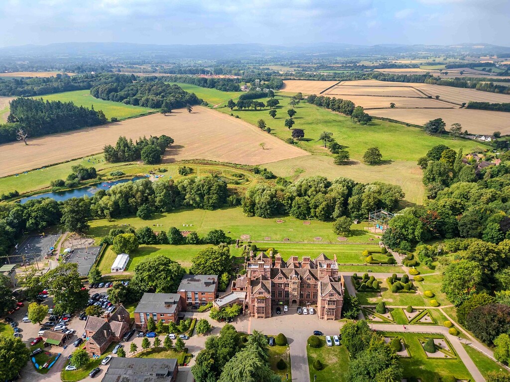Condover Hall Shropshire - Photos by Drone - Grey Arrows Drone Club UK