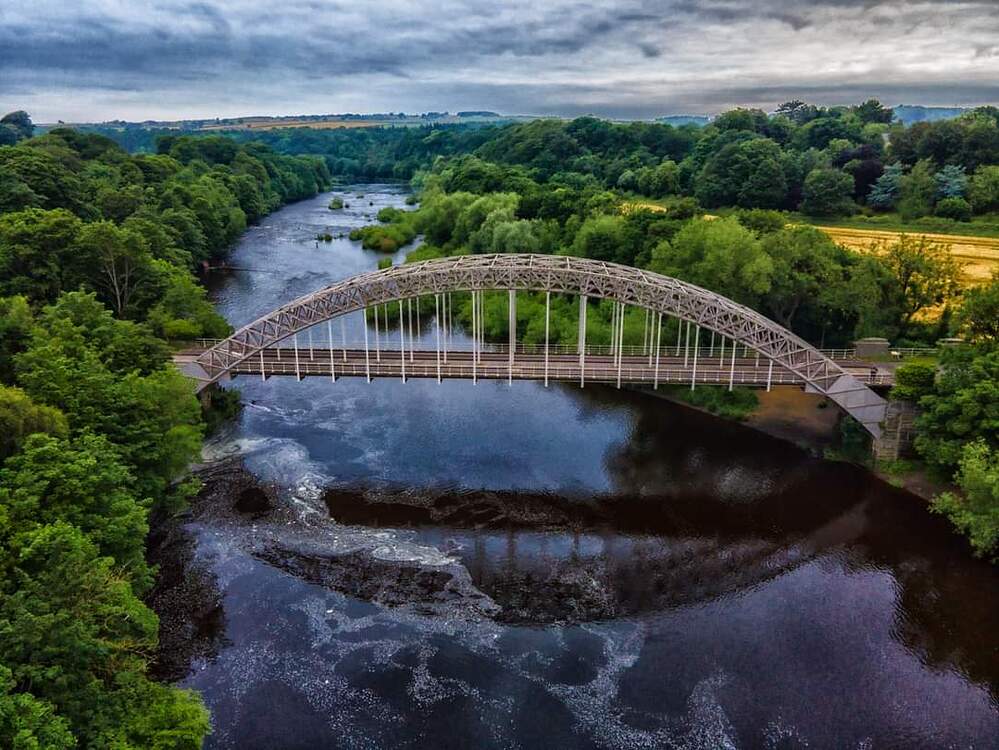 Hagg Bank disused Railway Bridge Wylam Northumberland - Where to fly ...