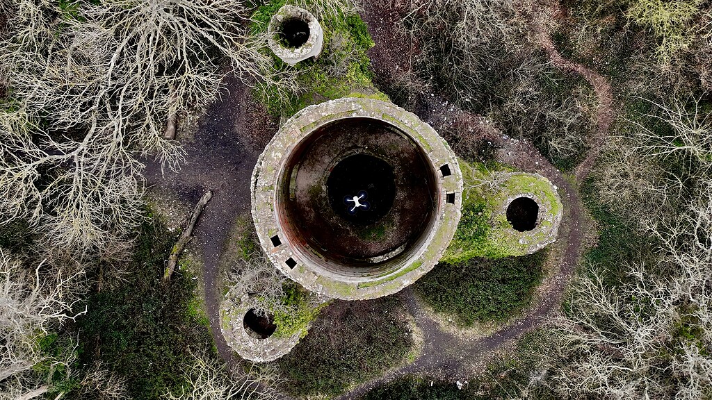 Racton Ruins 2023 Feb - Photos by Drone - Grey Arrows Drone Club UK