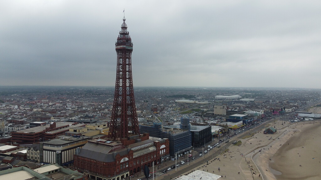 Blackpool Tower and Pier - Photos by Drone - Grey Arrows Drone Club UK