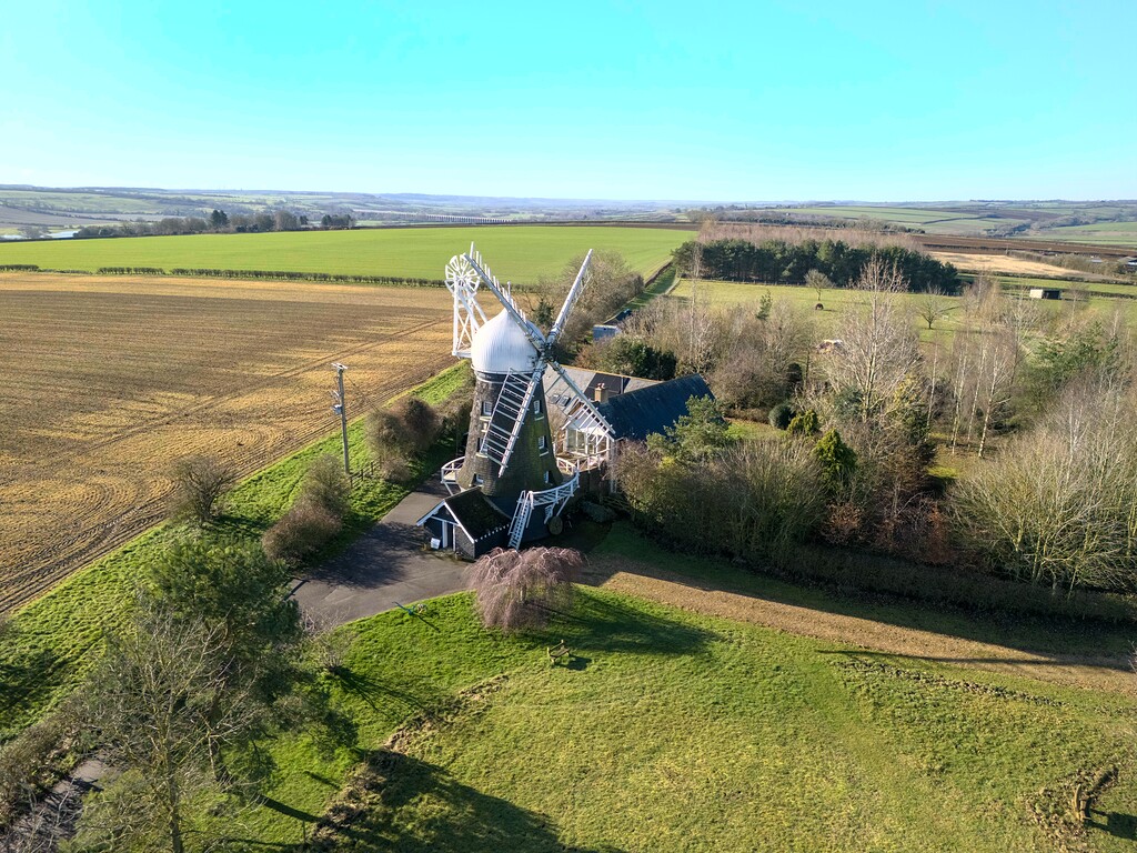 Barrowden windmill - Photos by Drone - Grey Arrows Drone Club UK