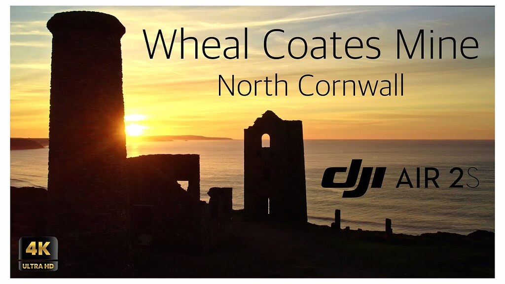 Wheal Coates Tin Mine, North Cornwall Coastline - Videos by Drone ...