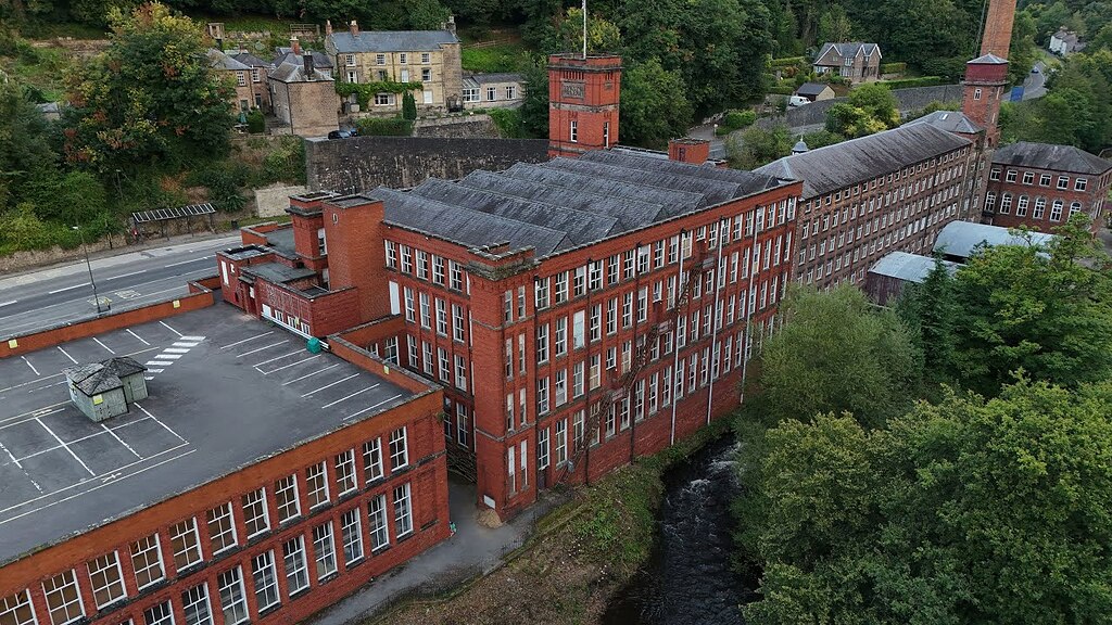 Derbyshires Derwent Mills - Videos by Drone - Grey Arrows Drone Club UK