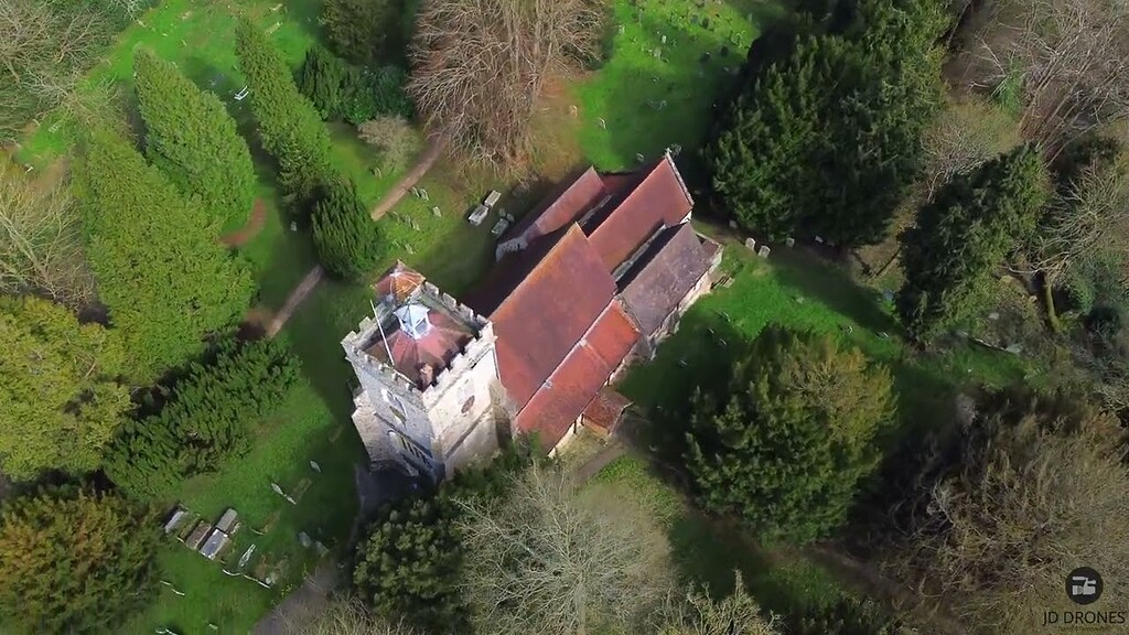 St Mary the Virgin Church, Worplesdon, Guildford - Videos by Drone ...