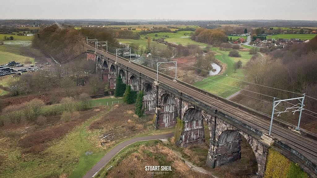 Sankey Viaduct (Nine Arches Bridge) - Added to Bridges in North West ...