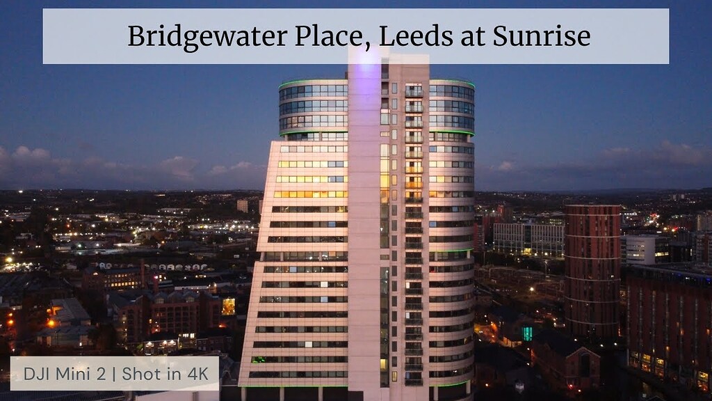 Bridgewater Place building (The Dalek), Leeds at Sunrise - Videos by ...