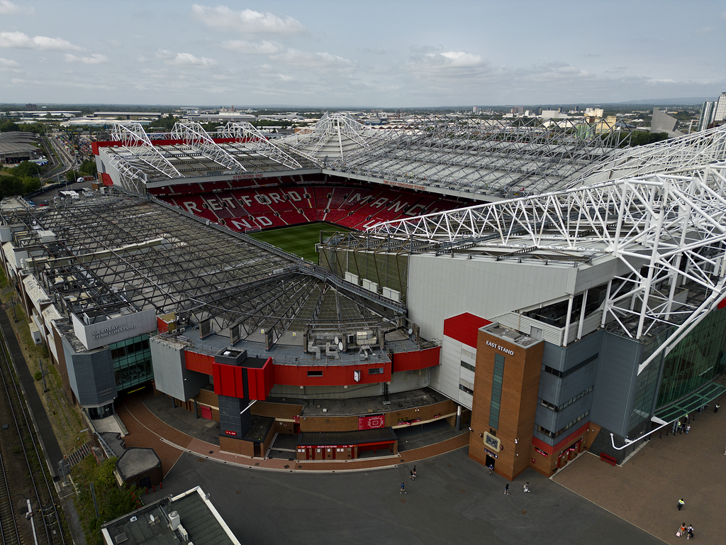 Old Trafford - Photos by Drone - Grey Arrows Drone Club UK