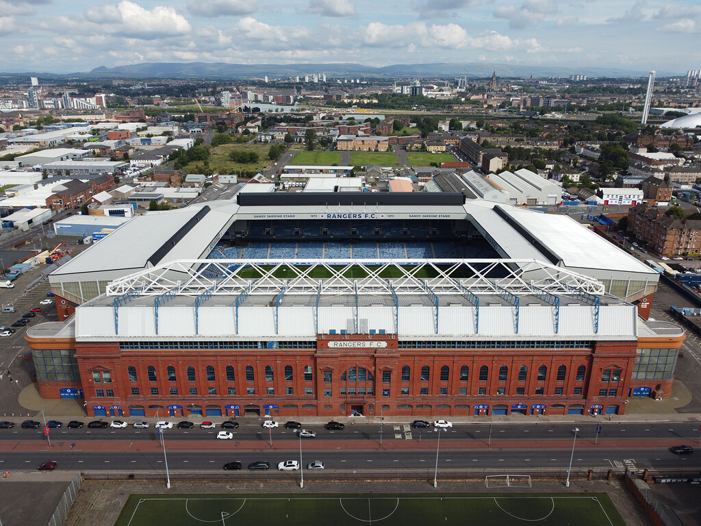 Ibrox stadium - Photos by Drone - Grey Arrows Drone Club UK