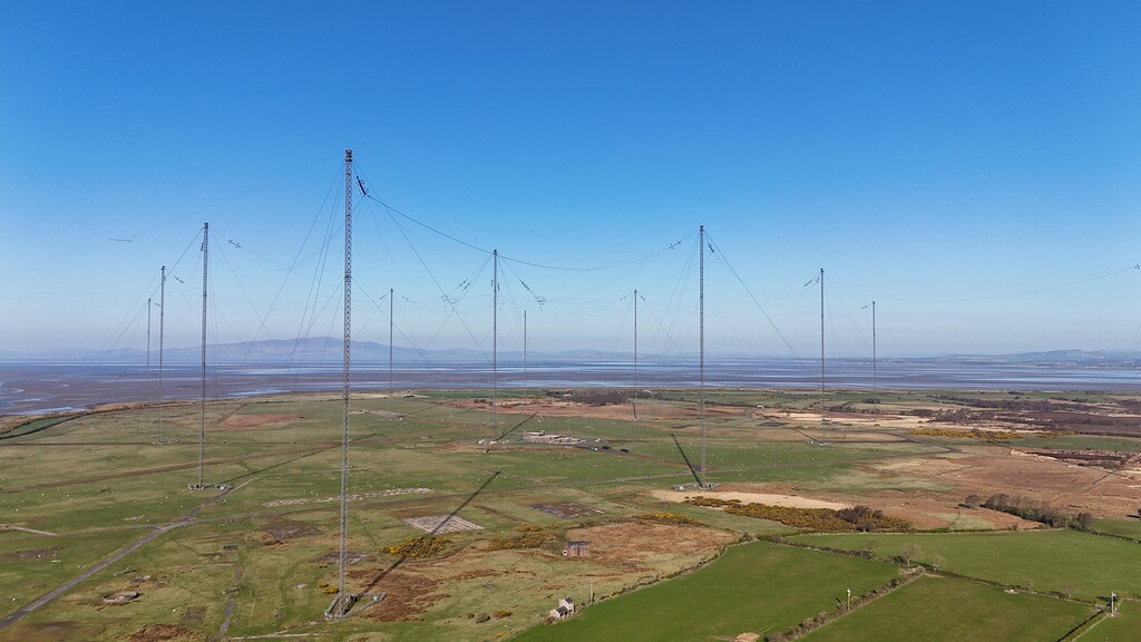 Anthorn Radio Station - Photos by Drone - Grey Arrows Drone Club UK