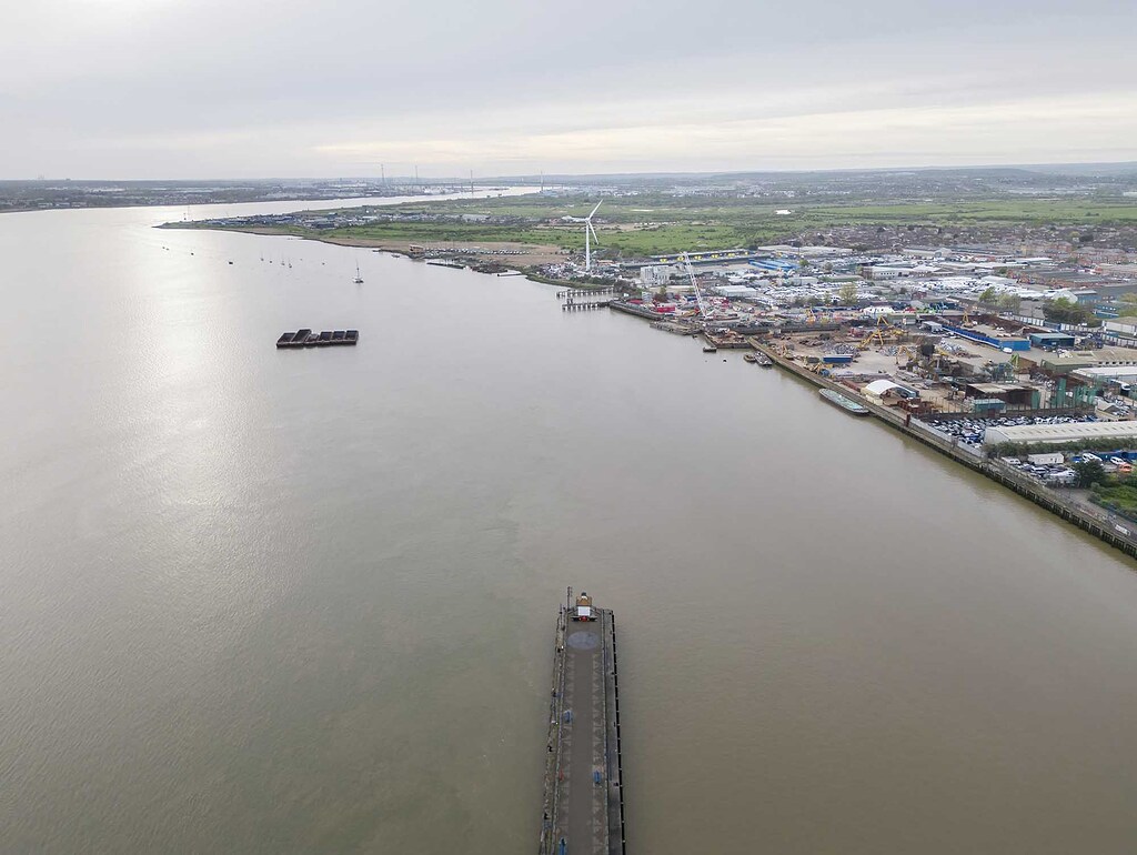 Erith Pier - Photos by Drone - Grey Arrows Drone Club UK