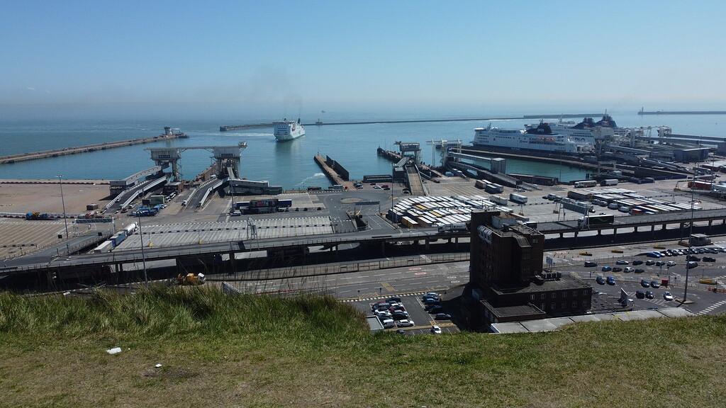 Dover Docks - Photos by Drone - Grey Arrows Drone Club UK