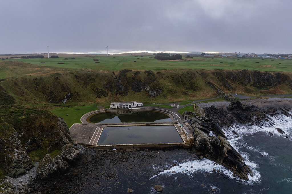 Tarlair Swimming Pool - Photos by Drone - Grey Arrows Drone Club UK