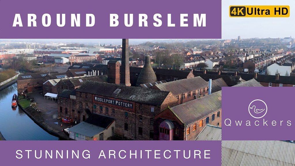 Burslem in the Potteries - Stunning Architecture - Videos by Drone ...