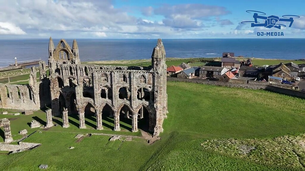 Drone footage of Whitby Abbey in 4k - Videos by Drone - Grey Arrows ...