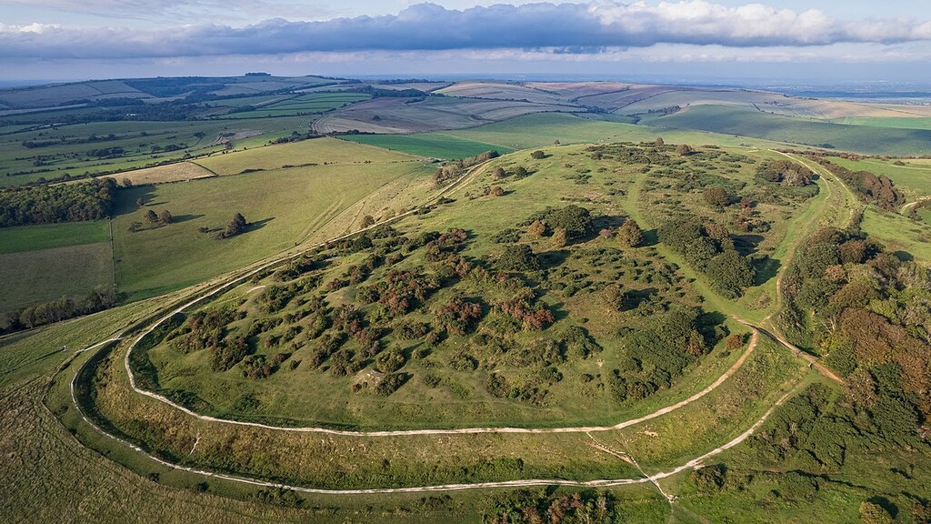 Cissbury Ring on the South Downs - Videos by Drone - Grey Arrows Drone ...