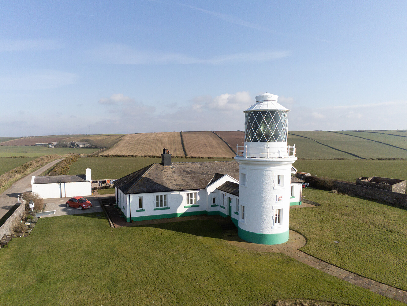 St Bees Lighthouse (well what i could get) - Photos by Drone - Grey ...