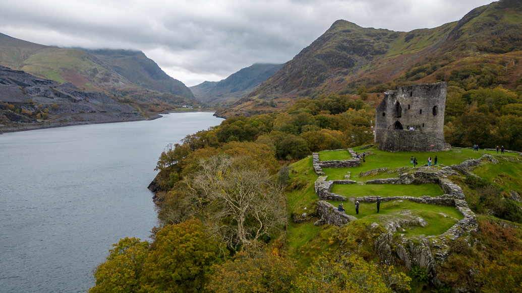 Castell Dolbadarn, Llanberis, North Wales, Cymru - Videos by Drone ...