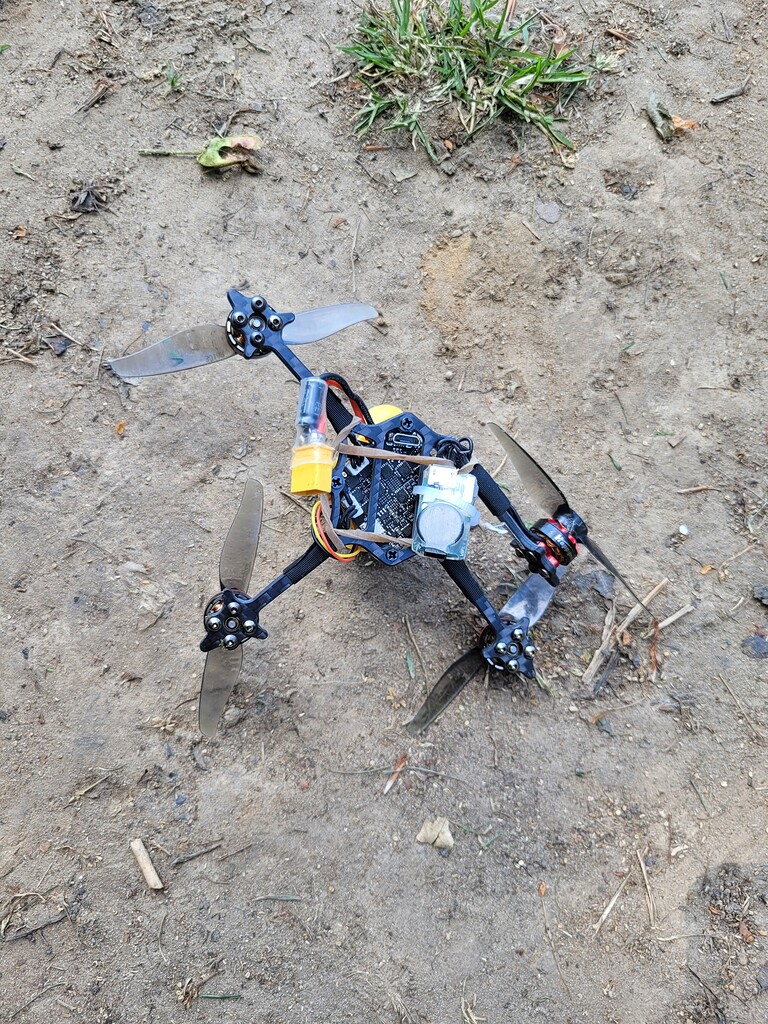 First frame busted! - Racing Quads, Self-builds & FPV - Grey Arrows ...