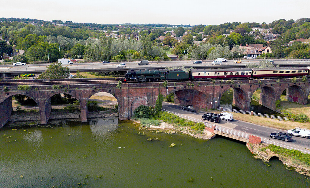Wallington Viaduct, Fareham - Photos by Drone - Grey Arrows Drone Club UK