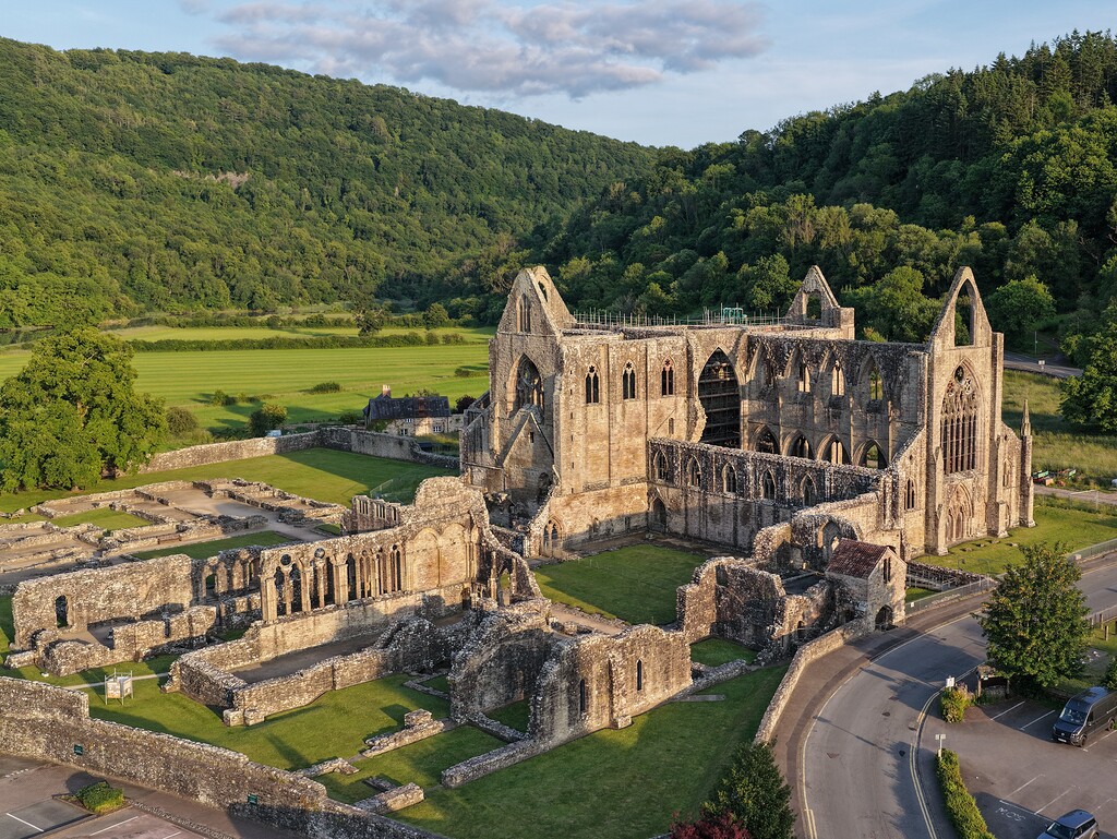 Tintern Abbey 2D and 3D - Photos by Drone - Grey Arrows Drone Club UK