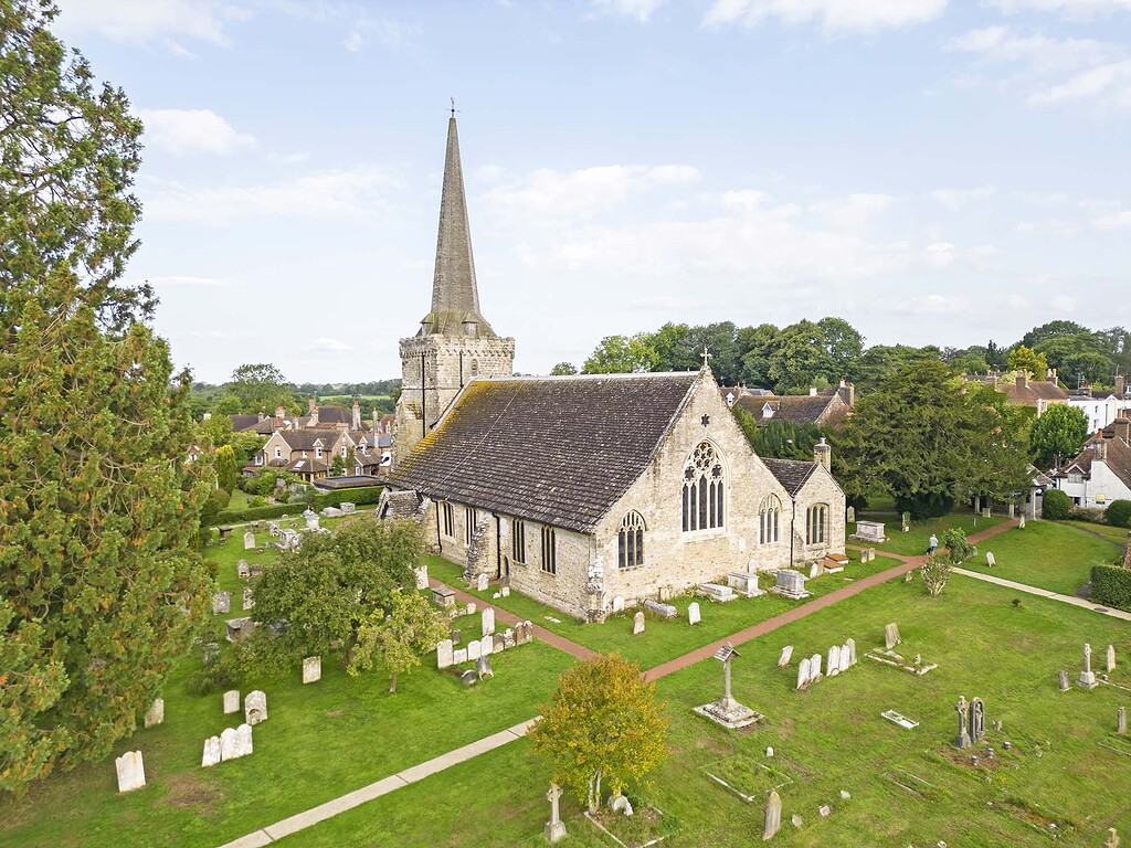 Cuckfield grade 1 church - Photos by Drone - Grey Arrows Drone Club UK