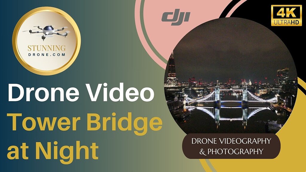Finally Managed to Capture the Tower Bridge at Night - Videos by Drone ...