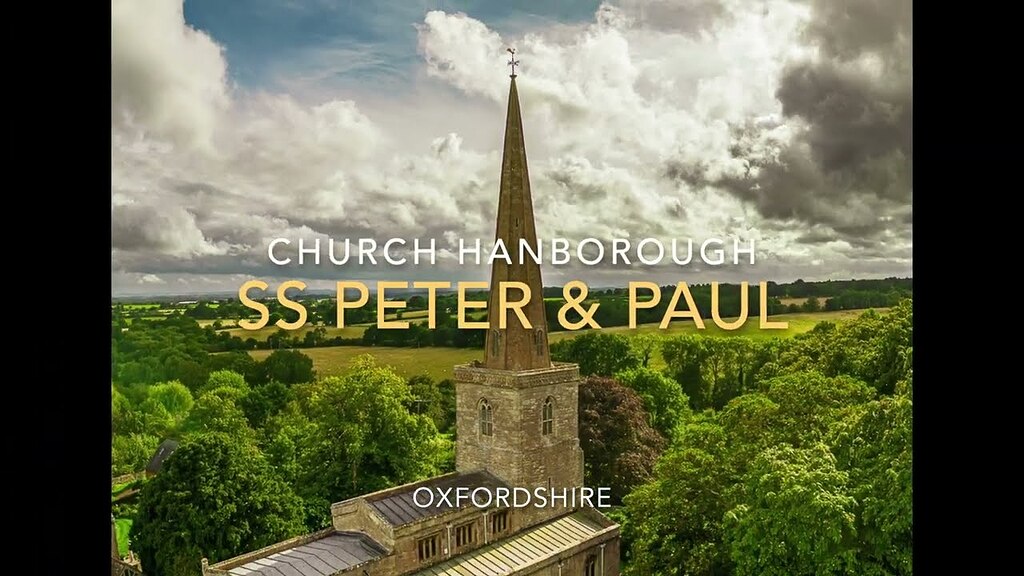 St Peter and St Paul, Church Hanborough - Videos by Drone - Grey Arrows ...