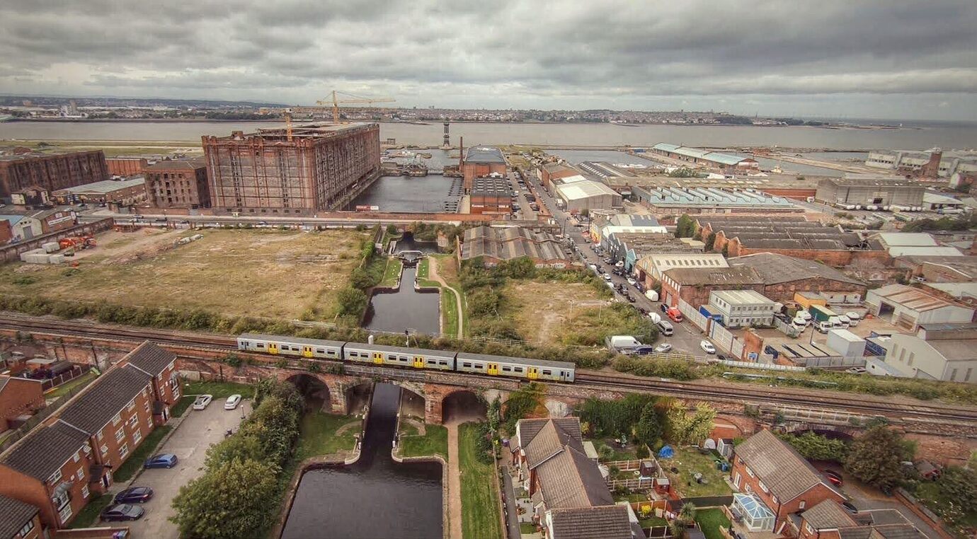 Stanley Lock Liverpool - Photos by Drone - Grey Arrows Drone Club UK