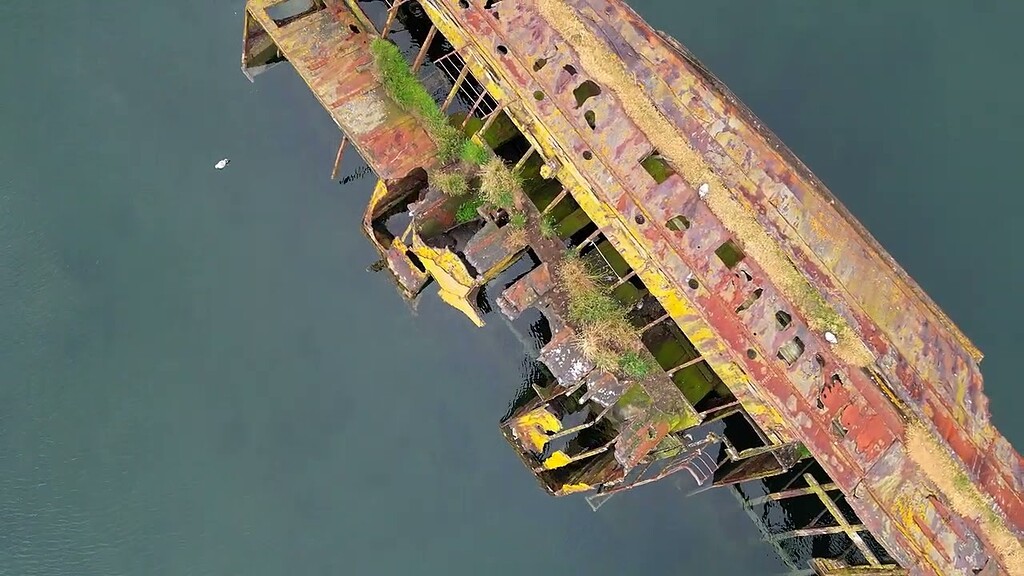 Wreck of the Reginald, Churchill Barrier 3, Orkney / Scapa Flow ...